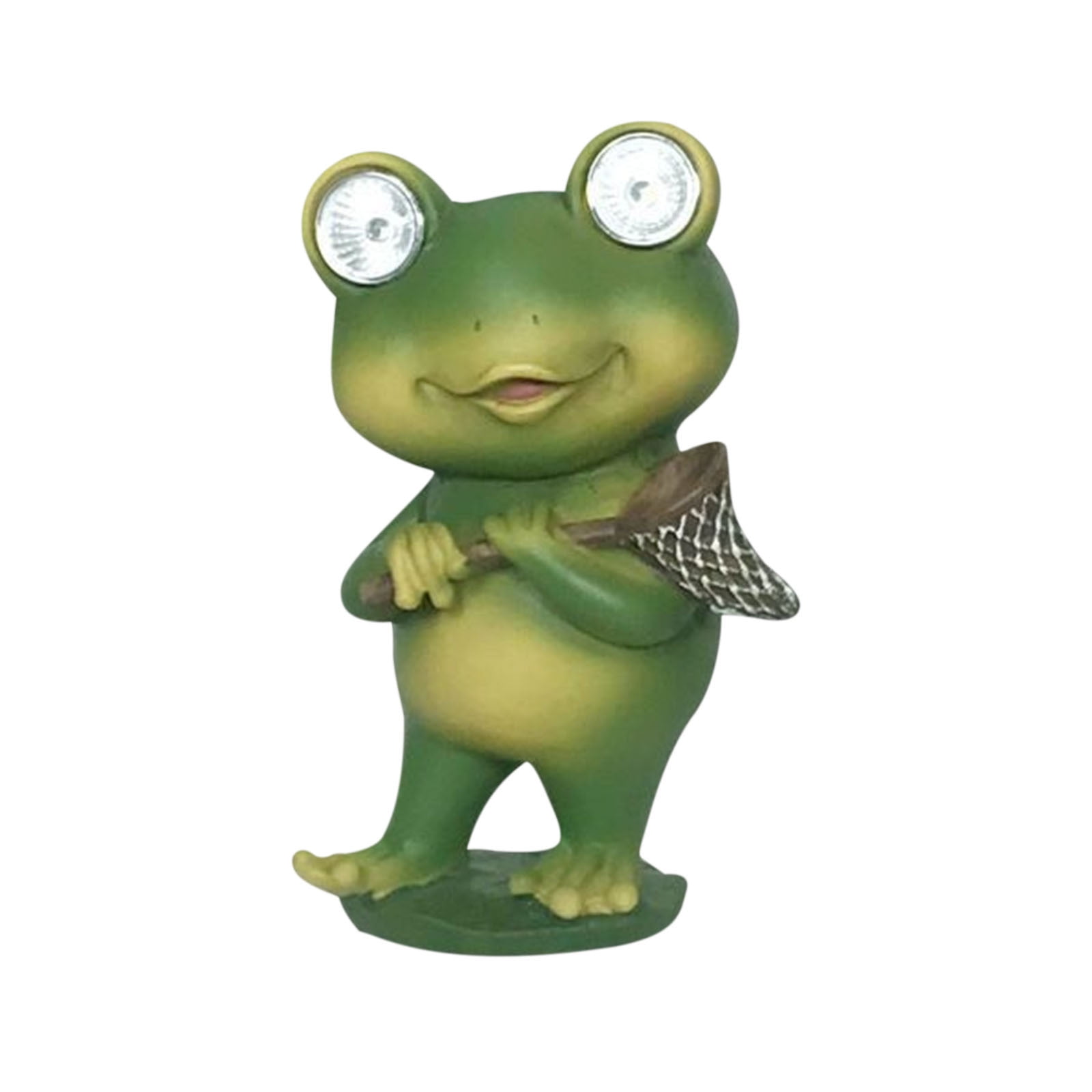 potrochi Solar Powered Frog Outdoor LED Garden Light Decor, Frog Statue ...