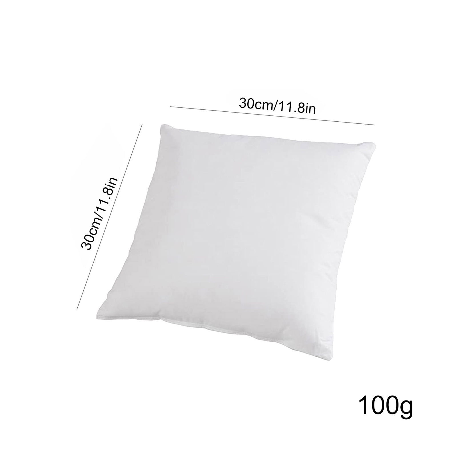 potrochi Square Poly Pillow Insert, Soft Feather Pillow Set of 1 ...