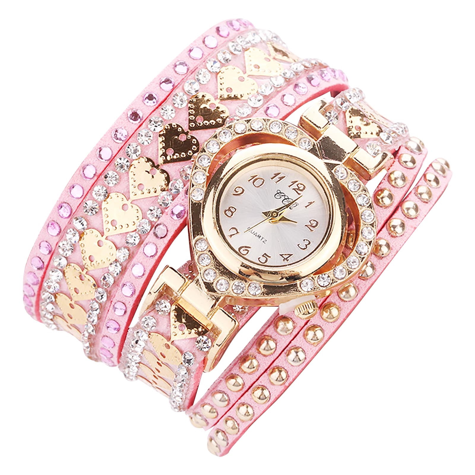 potrochi Women Watches, Fashion Women's Rhinestone Watch, Analog Quartz ...