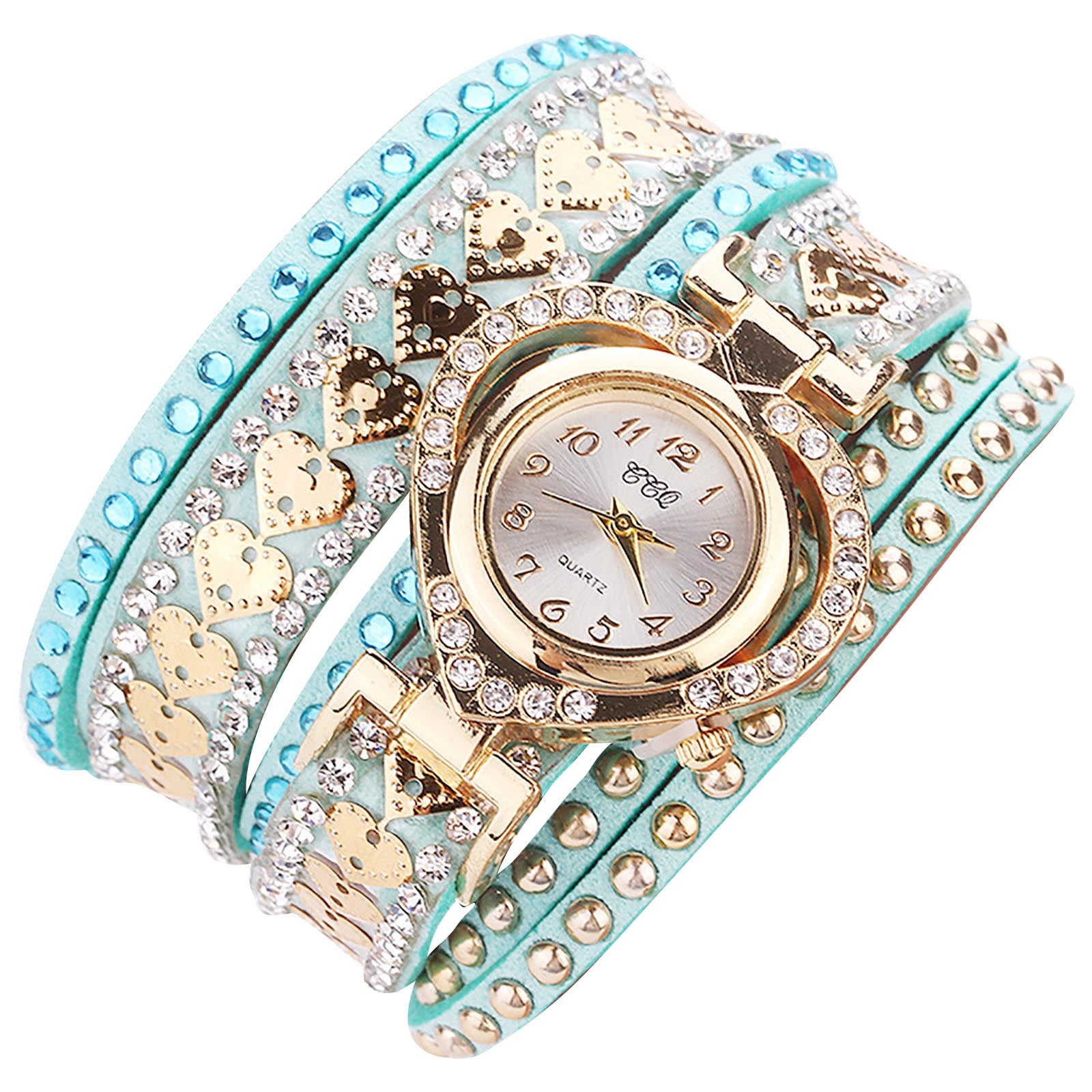 potrochi Women Watches, Fashion Women's Rhinestone Watch, Analog Quartz ...