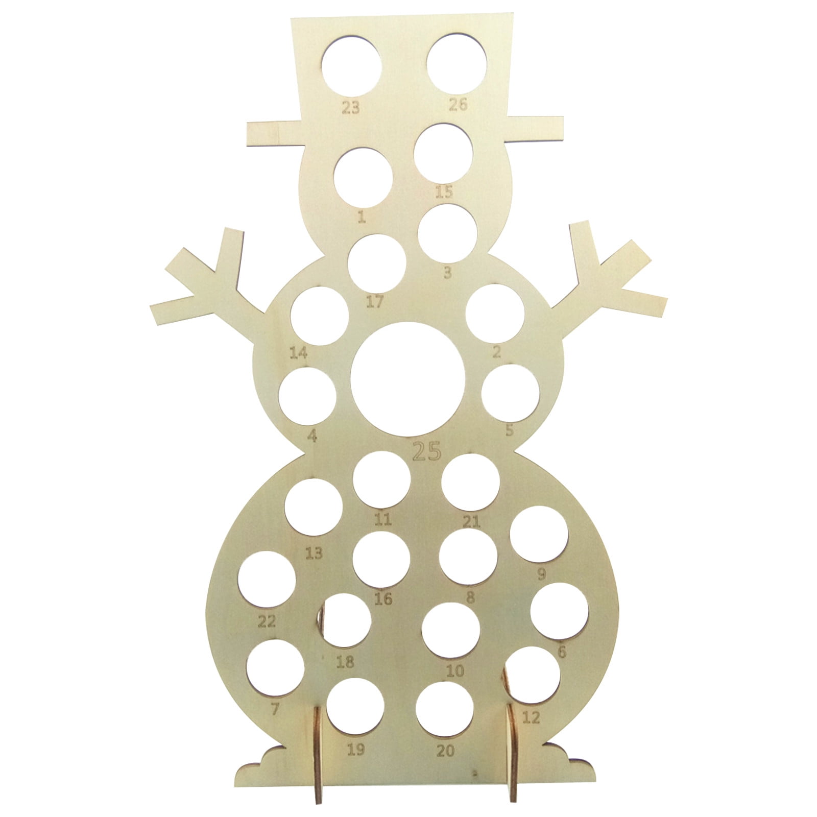 potrochi Wooden Advent Calendar Chocolate Frame, Christmas Advent ...