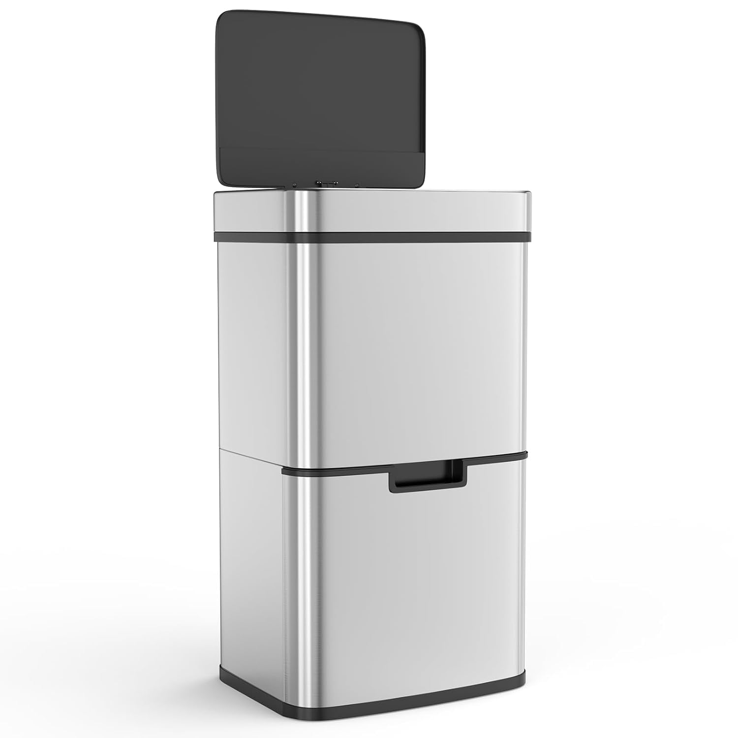 pouseayar Kitchen Separation Trash Can 16 Gallon with Smart Automatic ...
