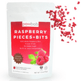 powbab Raspberry Pieces + Bits, 100% Freeze Dried Raspberry Unsweetened ...