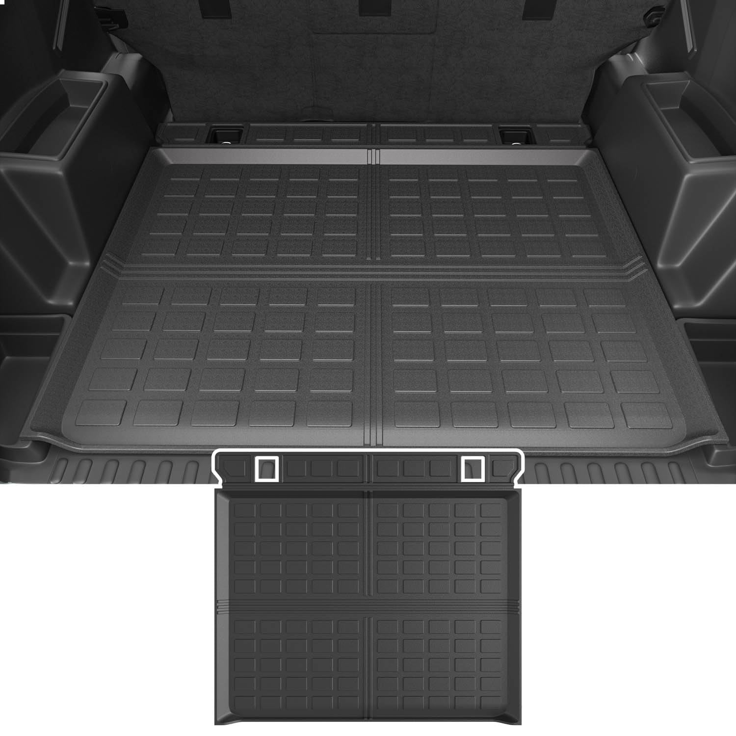 powoq Trunk Mat Compatible with 2010-2024 Toyota 4Runner Cargo Mat TPE ...