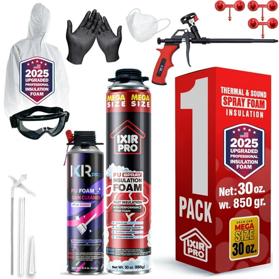 Mega Spray Foam Insulation Kit 216 Pcs (12 Boxes x 18 Pcs) Expanding ...
