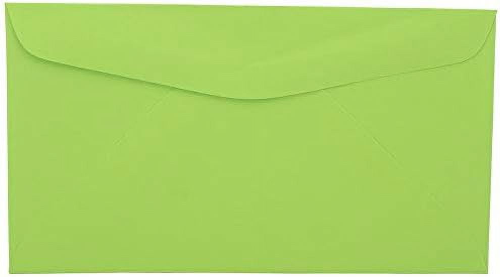 premium envelopes - 3 5/8 x 6 1/2 - light green - 100/pack - Walmart.com