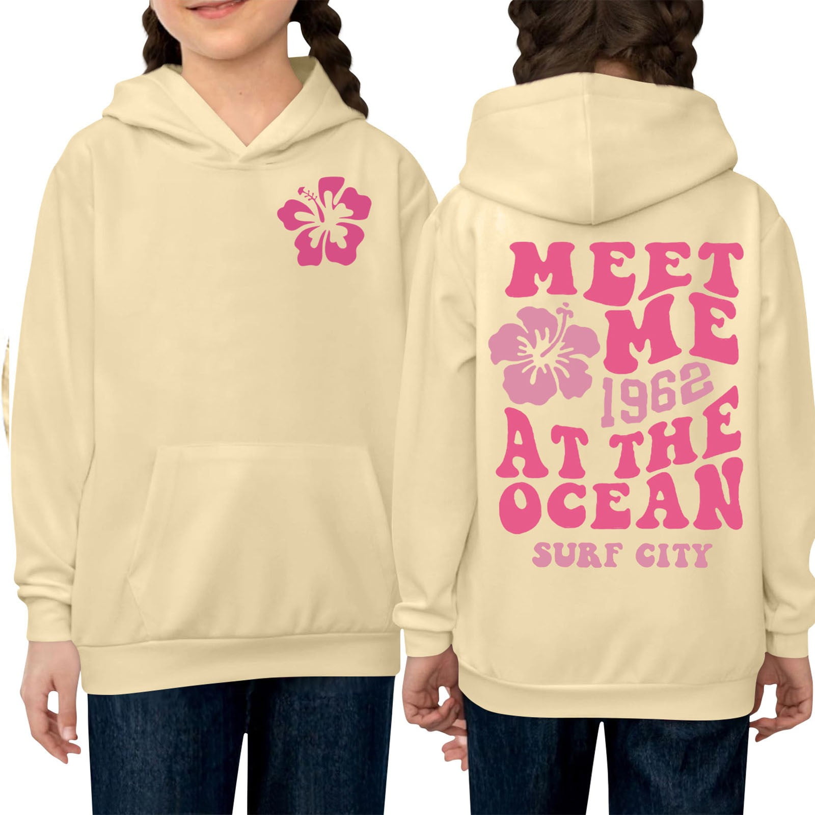 preppy clothes for girls 10-12,pink palm puff hoodie kids,preppy ...