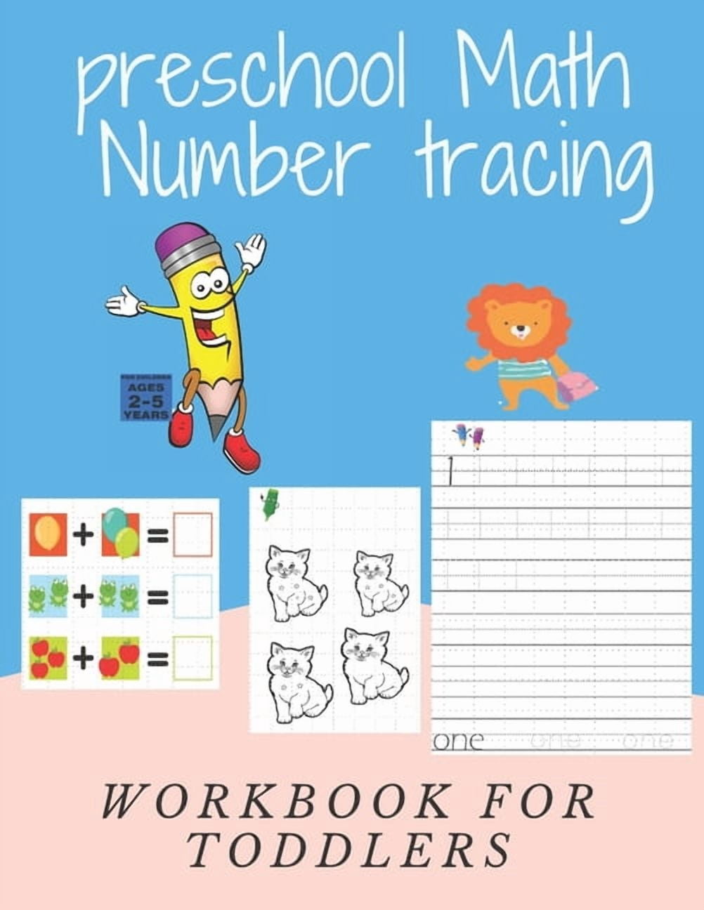 preschool Math Number tracing FOR CHILDREN AGES 2-5 YEARS Workbook FOR ...
