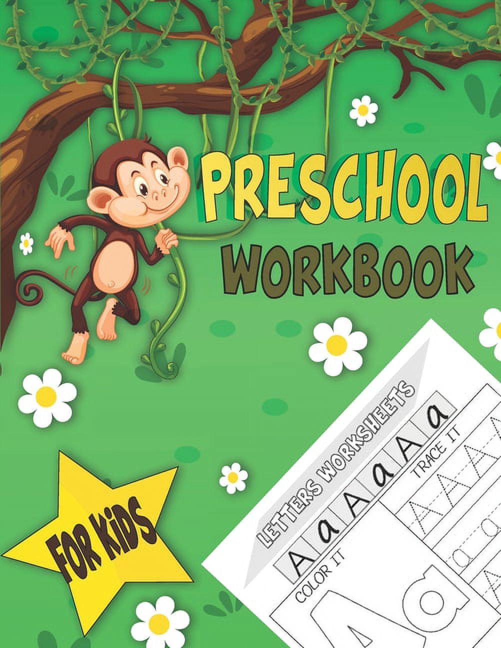 preschool workbook for kids: alphabet handwriting practice workbook for ...