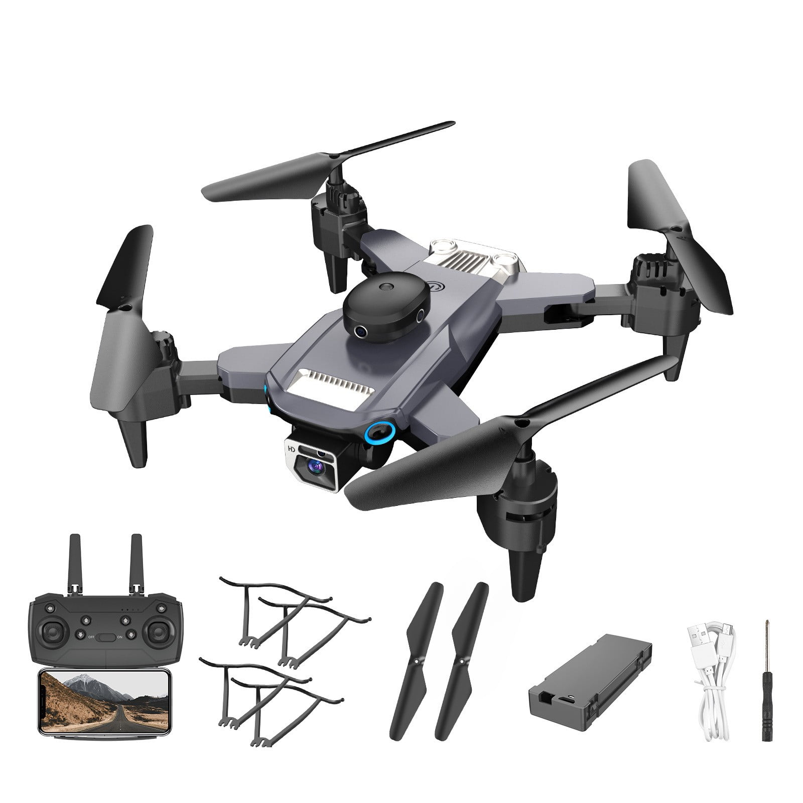 Mini Drone with Camera for Adults Beginner Kids, 1080P WiFi FPV ...