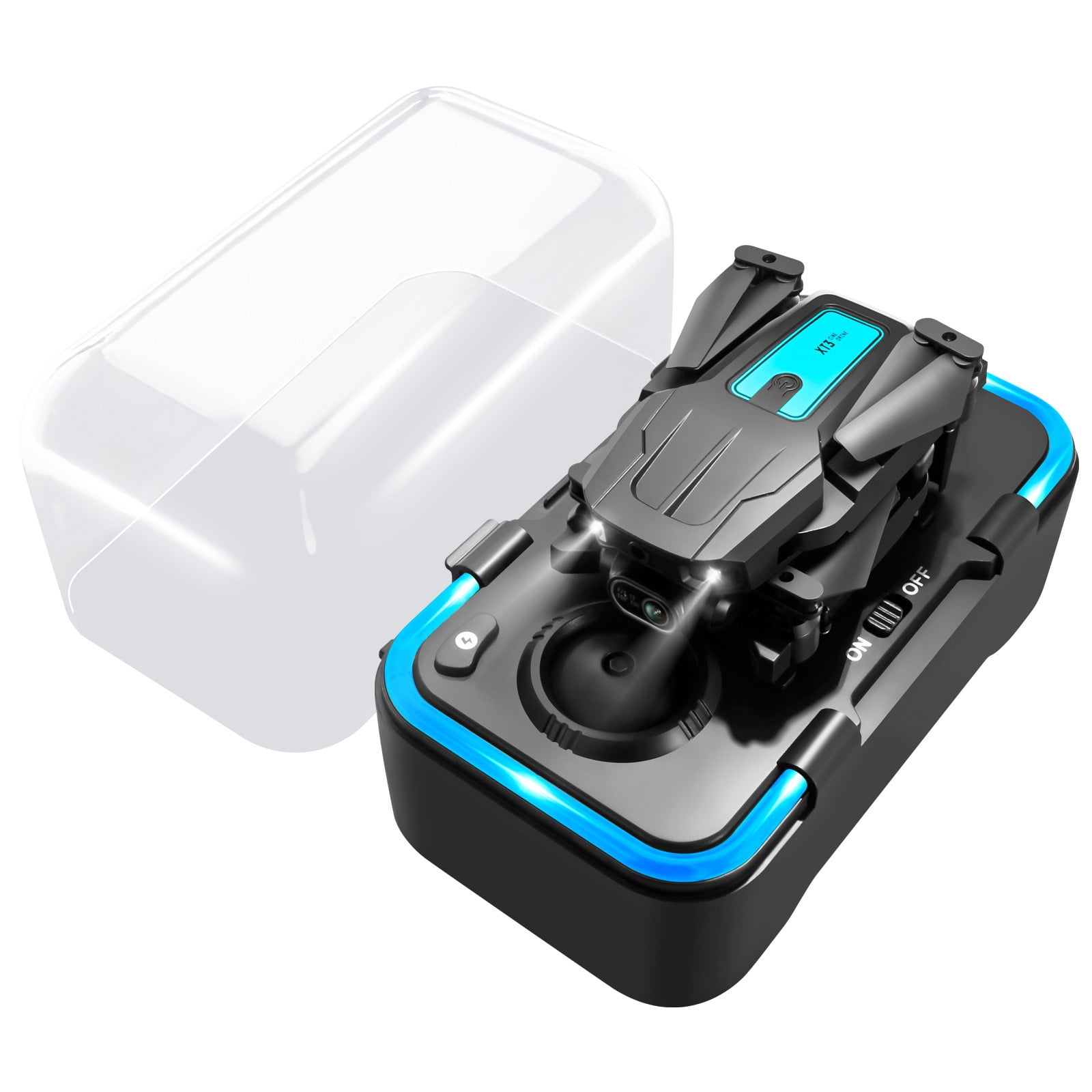 Drone with Camera, 2K HD FPV Drone with Brushless Motor, 360°Flip ...