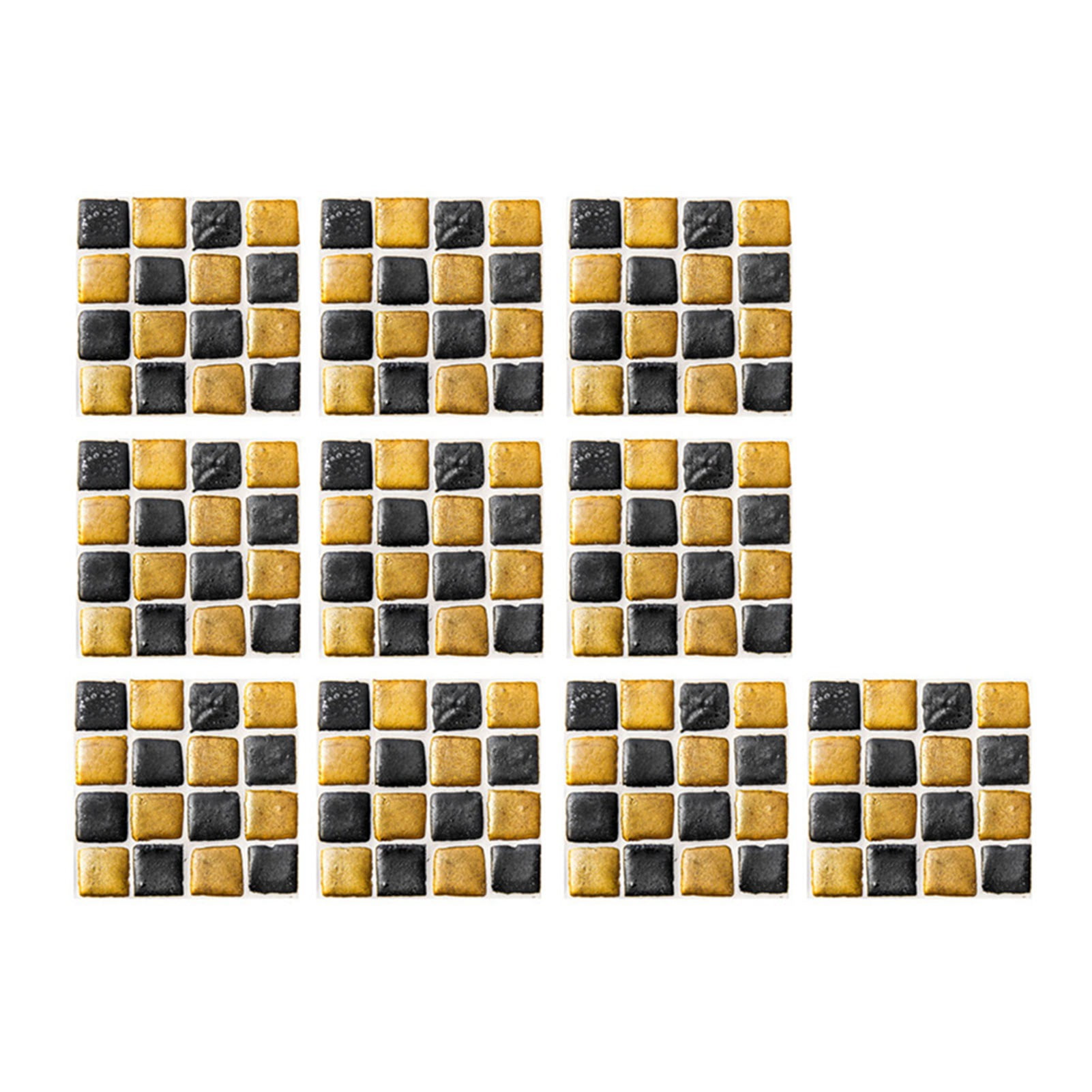 price crash 10Pcs Mosaic Tile Stickers Self Adhesive Square 3D Brick ...