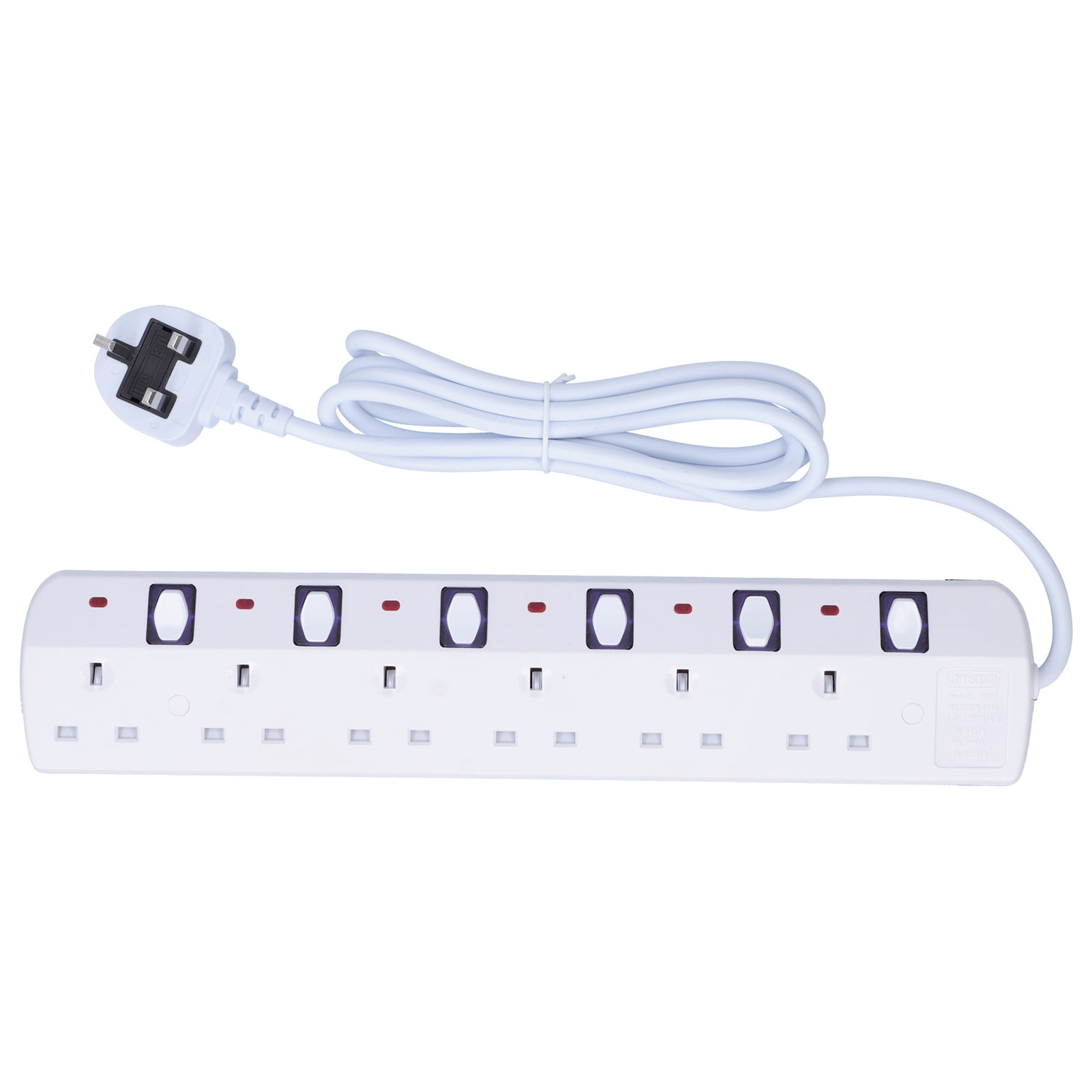 price crash 6 Electrical Outlet Extenders Multi Plug Power Strip ...