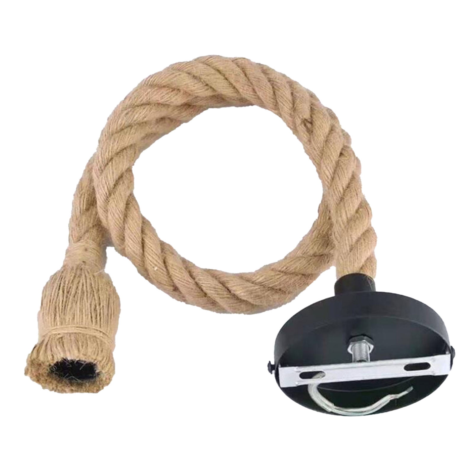 price crash Pendant Light Hemp Rope Retro Industrial Style Hanging Lamp ...