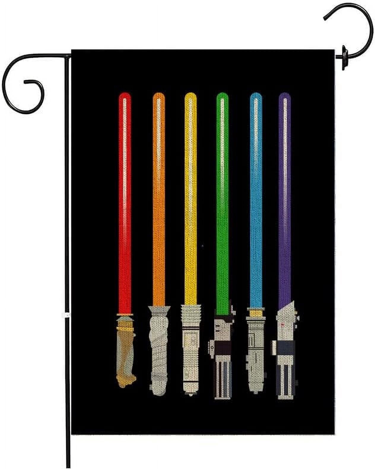 pride garden flag ally flag outdoor Decor Lightsaber Yard Rainbow ...