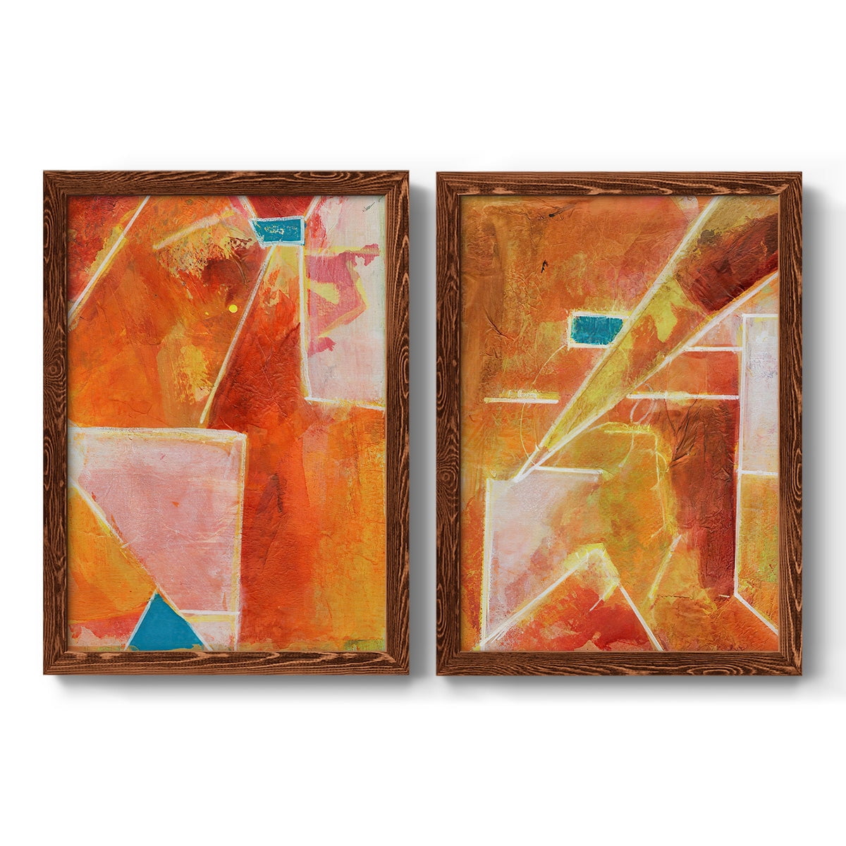 Primary Connection V - Premium Framed Canvas 2 Piece Set - Ready to ...
