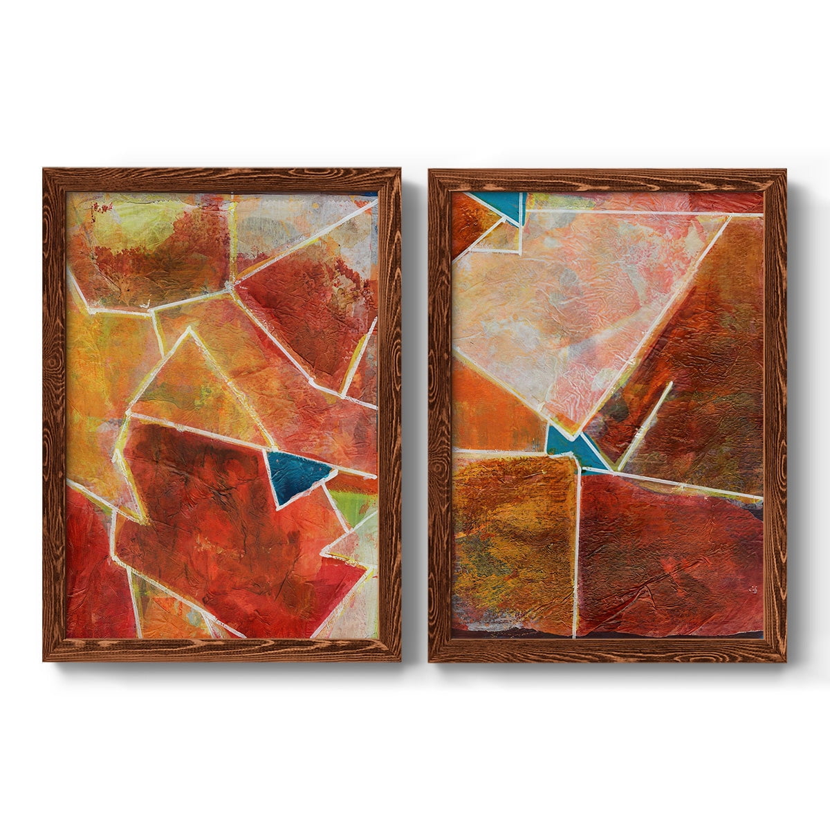 Primary Connection VII - Premium Framed Canvas 2 Piece Set - Ready to ...