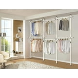 Prince Hanger Adjustable Heavy-Duty Garment Closet Hanger Organizer ...