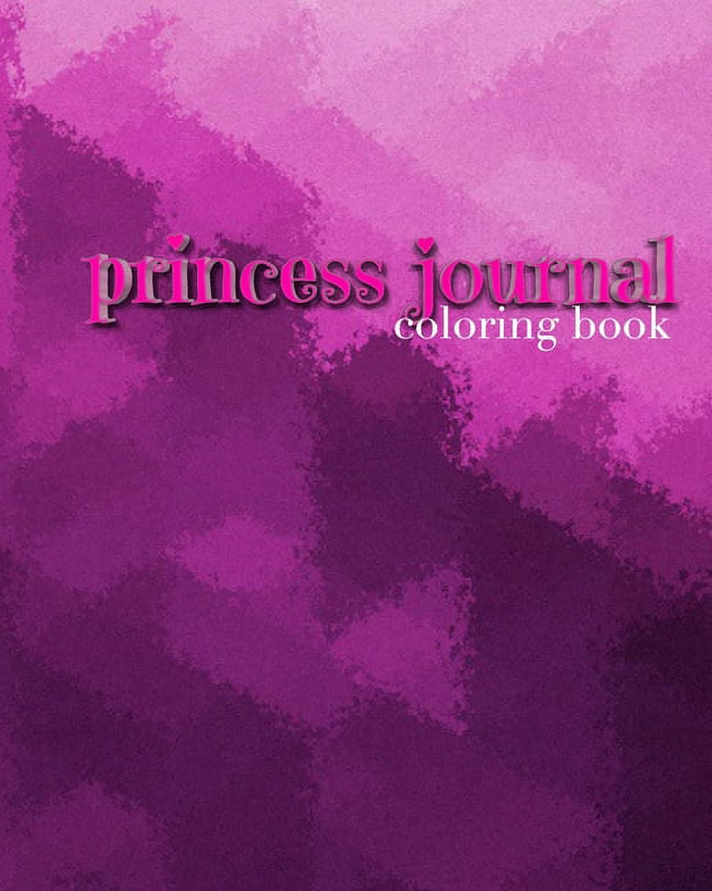 princess Pink Journal blank coloring book $ir Michael designer edition ...