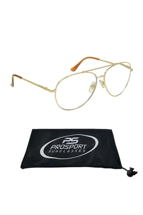 Gold Frame Aviator Glasses