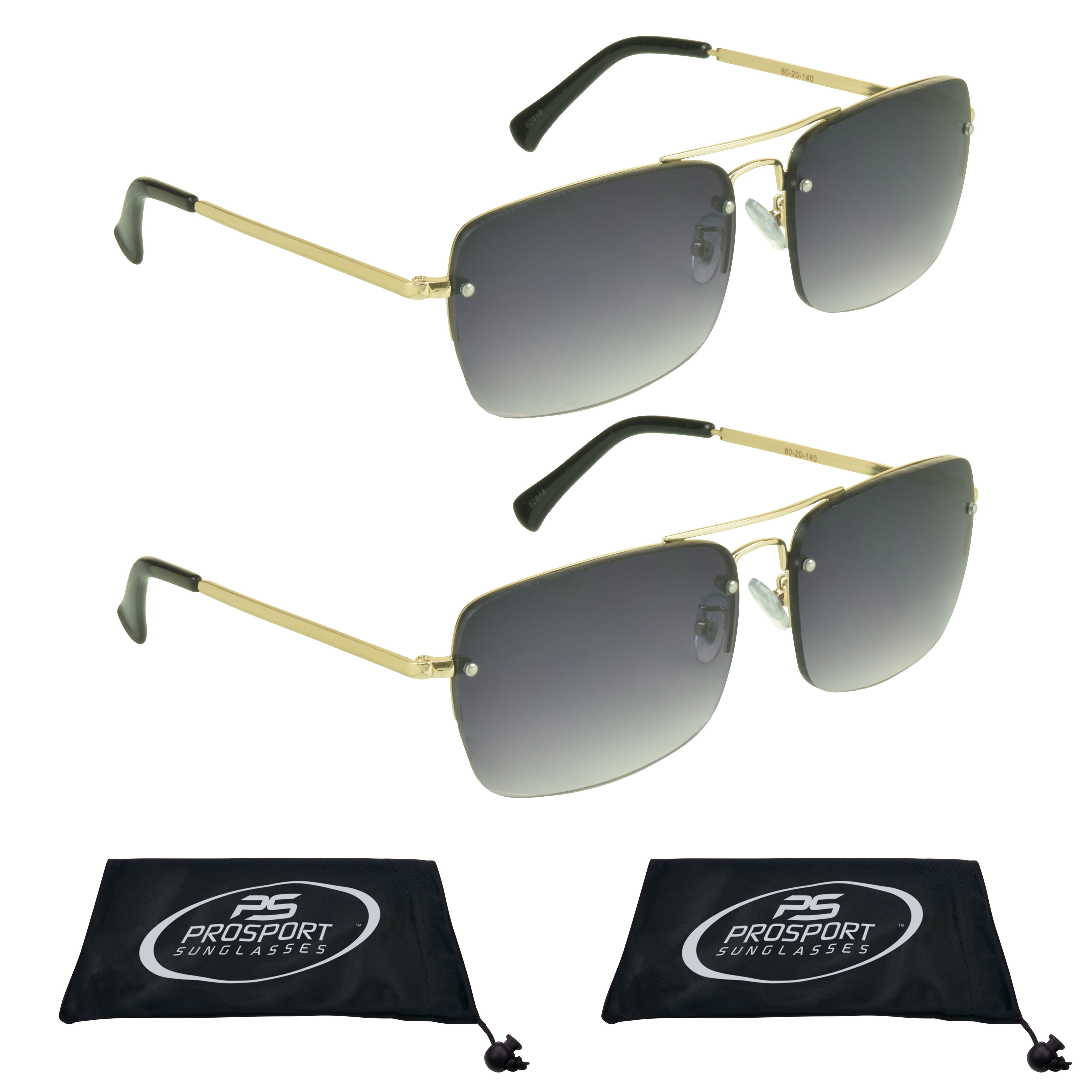 proSPORT Reading Sunglass Full Sun Reader Aviator Men Women 2 Pairs NOT ...