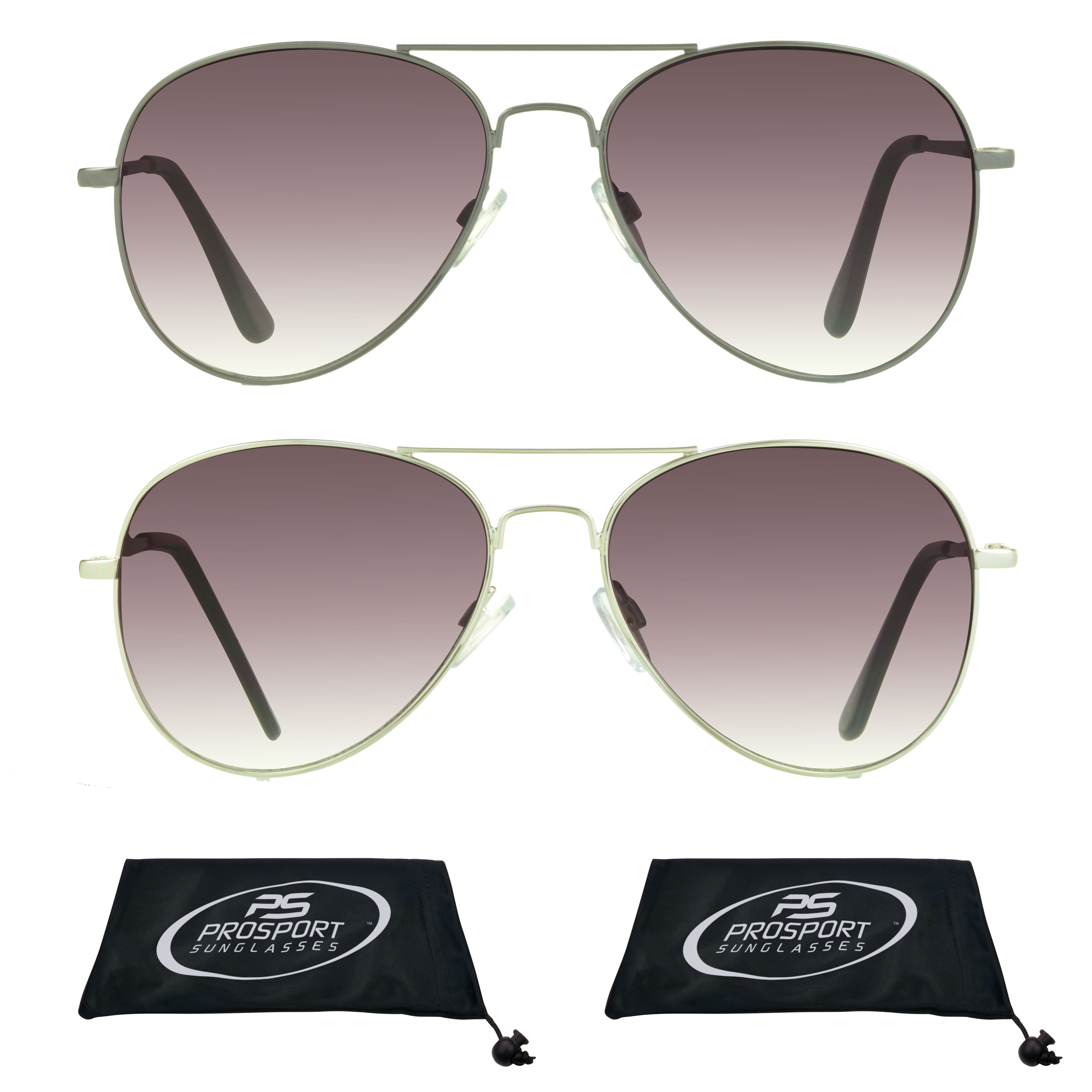 proSPORT Reading Sunglass Reader Tinted Aviator 2 Pairs Men Women NOT ...