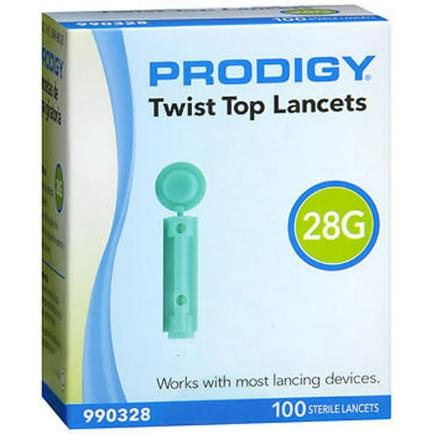 prodigy twist top lancets 28g - Walmart Business Supplies