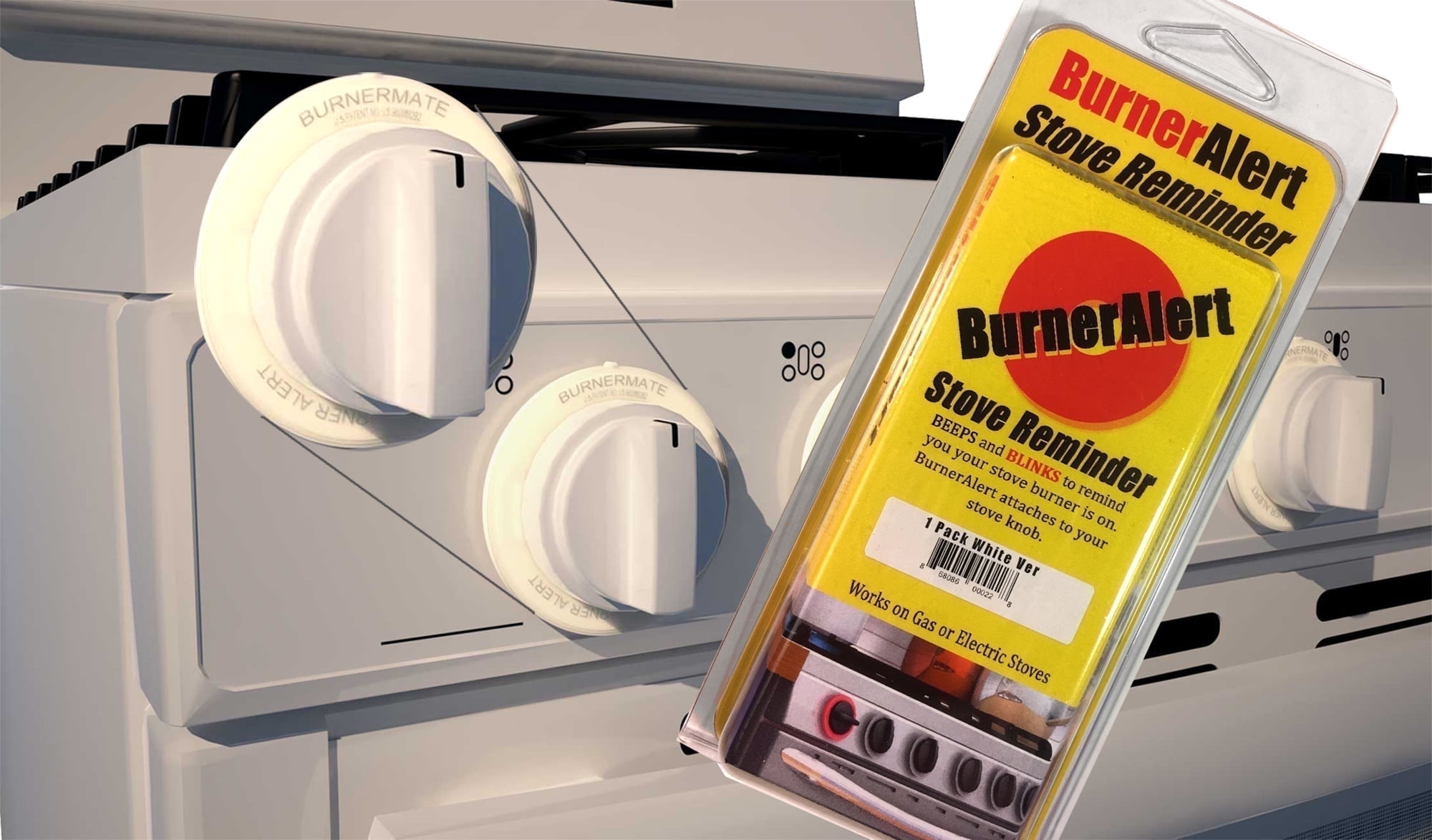 BurnerAlert Stove Reminder Disc (1 Pack - Color White) - Walmart.com