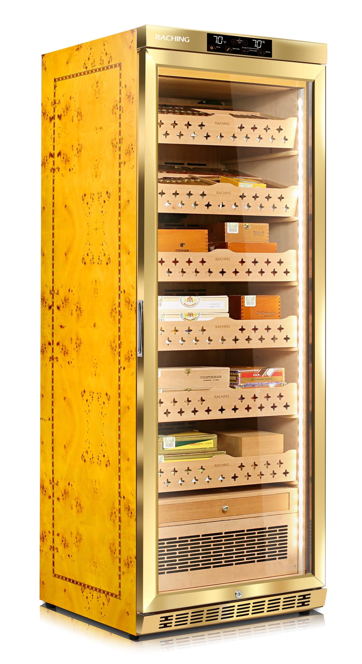 Cigar Climate Control Cabinet, Raching MON2800 Cigar Humidor Cabinet ...