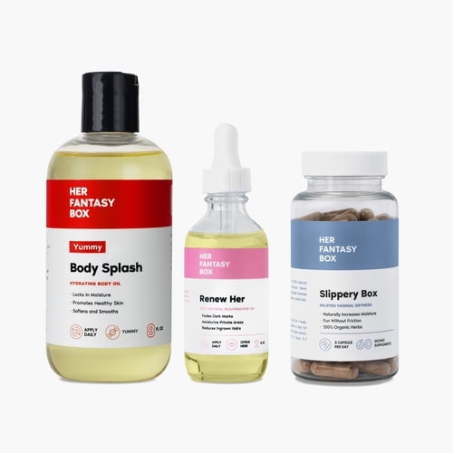 Her Fantasy Box | Moisture Support + Hydration Kit | Slippery Box ...
