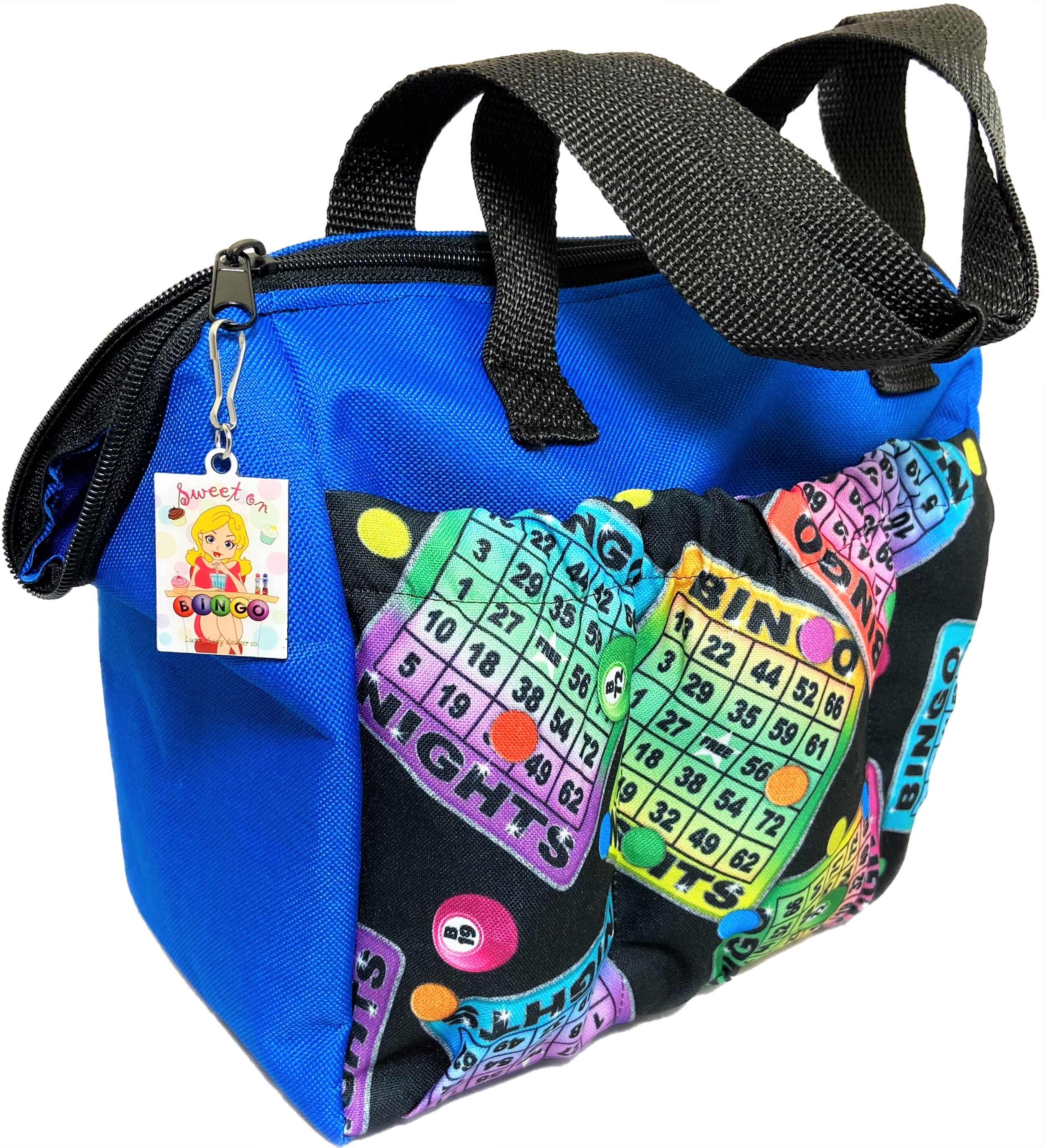 product image Neon 6 Pocket Bingo Bag (with Inside Liner!) and "Sweet ...