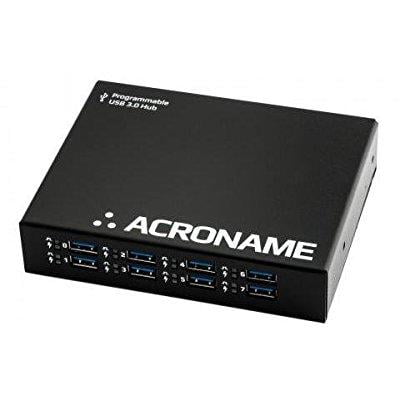 programmable industrial usb 3.0 hub, 9 port, 2 host, 15kv esd, software ...