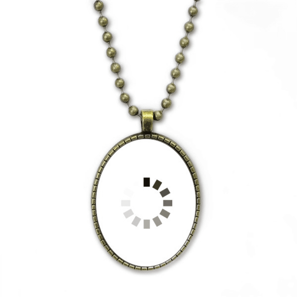 programmer program interfloading necklace vintage chain bead pendant ...