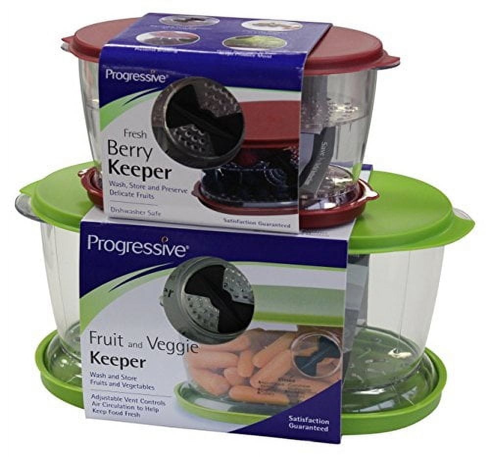 progressive 1 X Berry Fruit & Veggie Keeper Set - Walmart Business Supplies