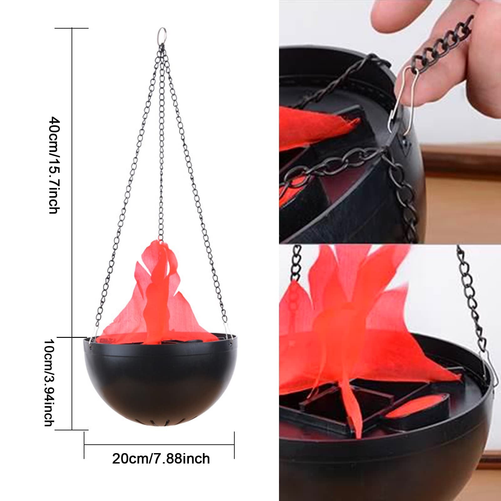 promotion! Artificial Fire Lamp Outdoor Flame Fire Nature Brazier Lamp ...