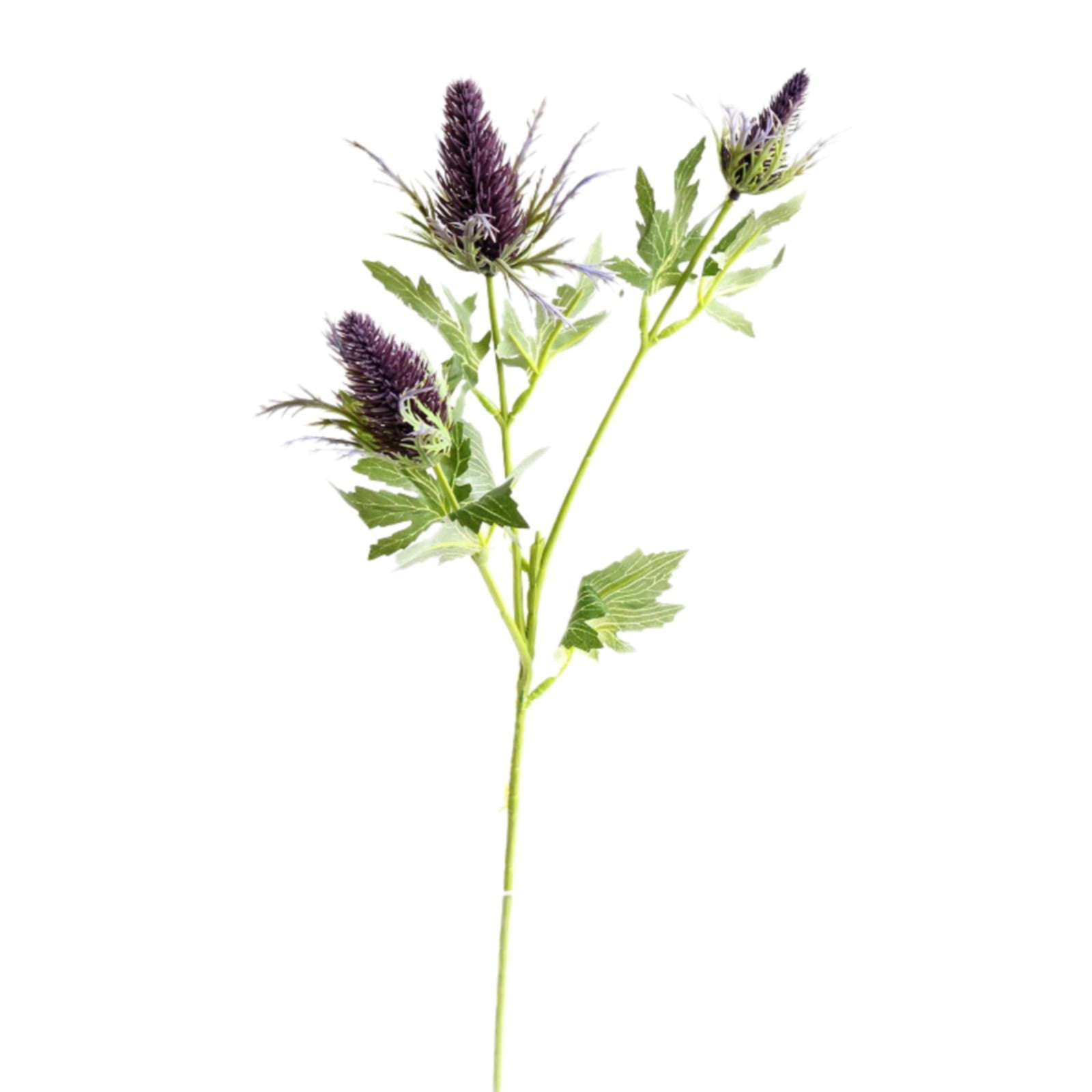promotion! Artificial Thistle Flowers Purple Eryngium Flowers Long ...