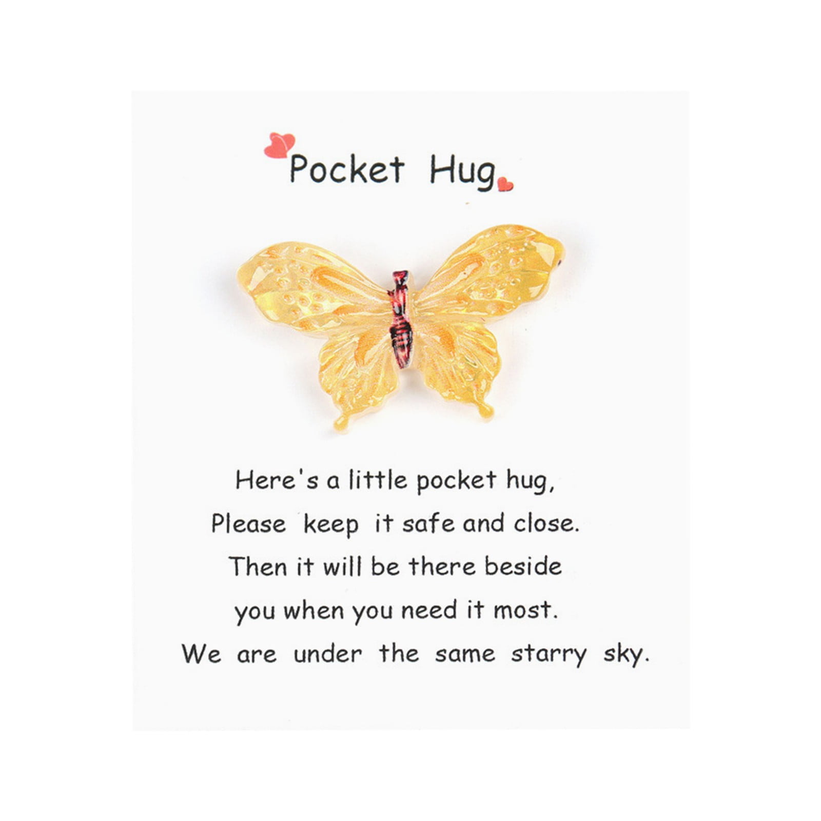promotion! Butterfly Hug Greeting Card Exquisite Handmade Design ...