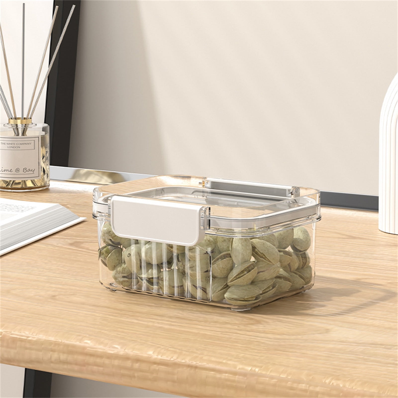 promotion! Food Storage Containers Transparent Air Tight House Kitchen ...