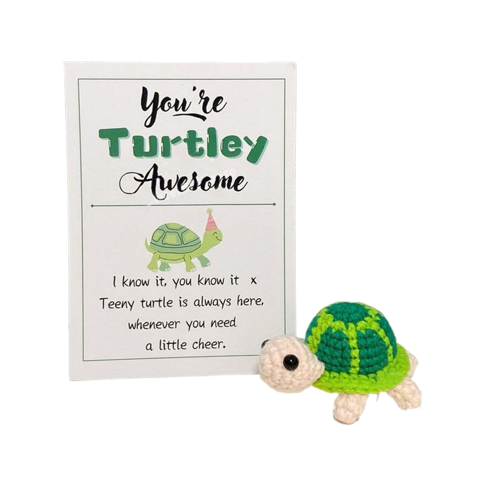promotion! You're Turtley Stuffed Turtle Handmade Crochet Turtle Good ...