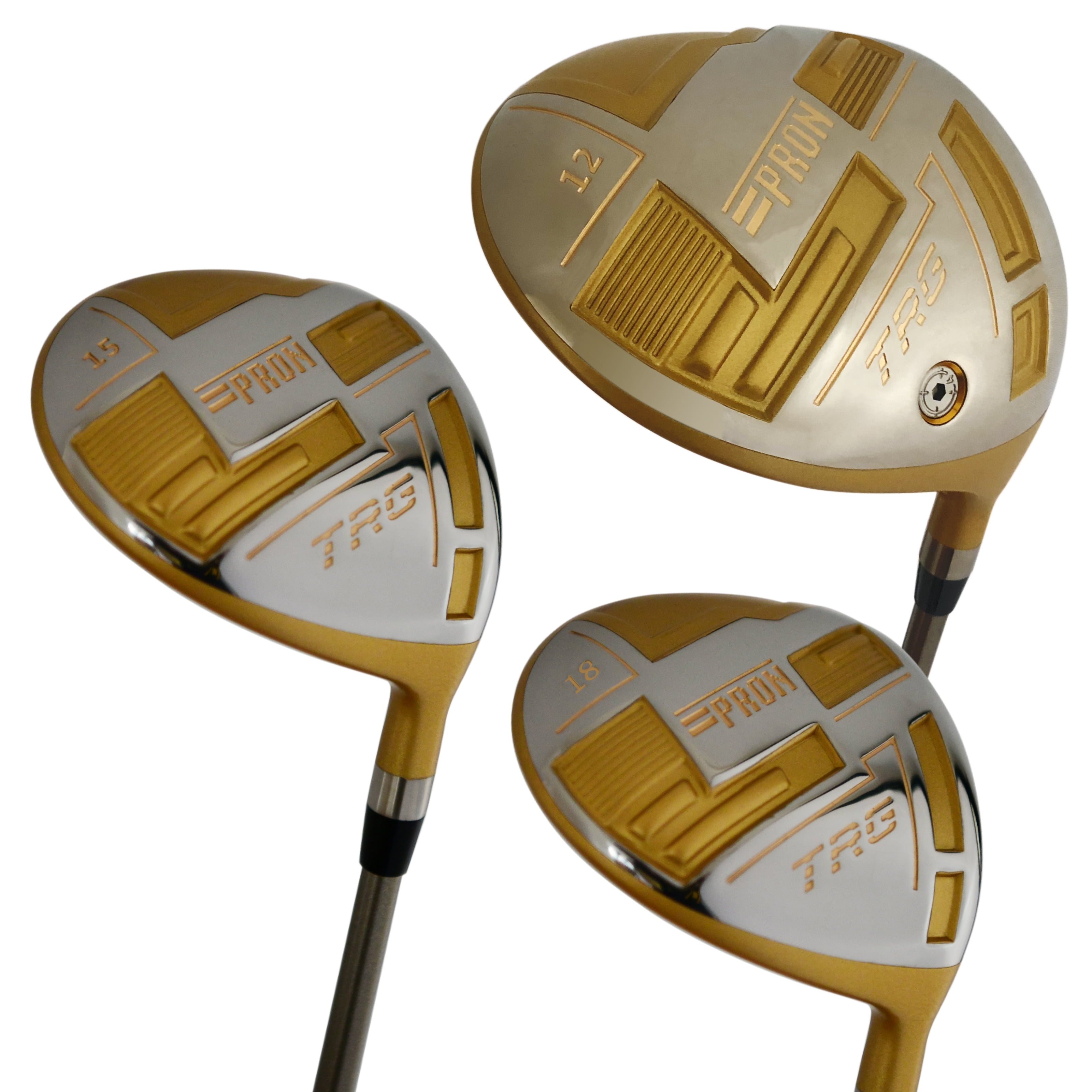 pron Japan USGA R A Rules Wood Golf Club Set with Headcovers, Driver ...