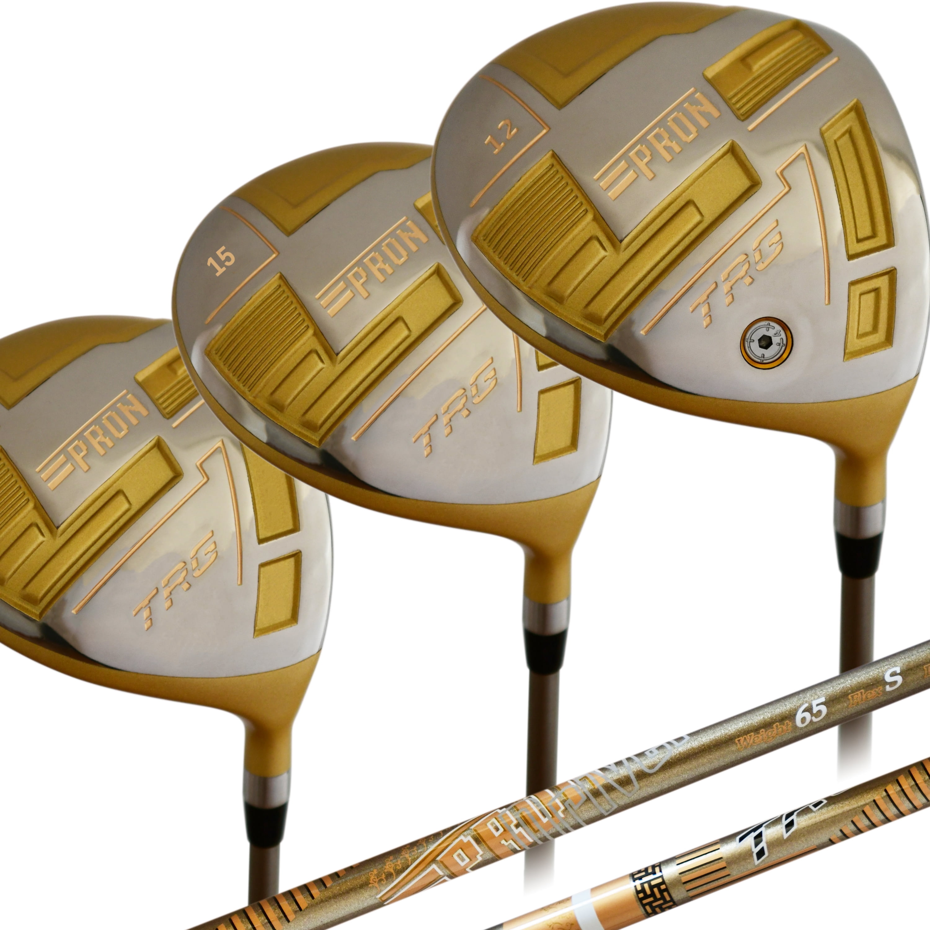 pron Japan USGA R A Rules Wood Men's Golf Club Set with Headcovers ...