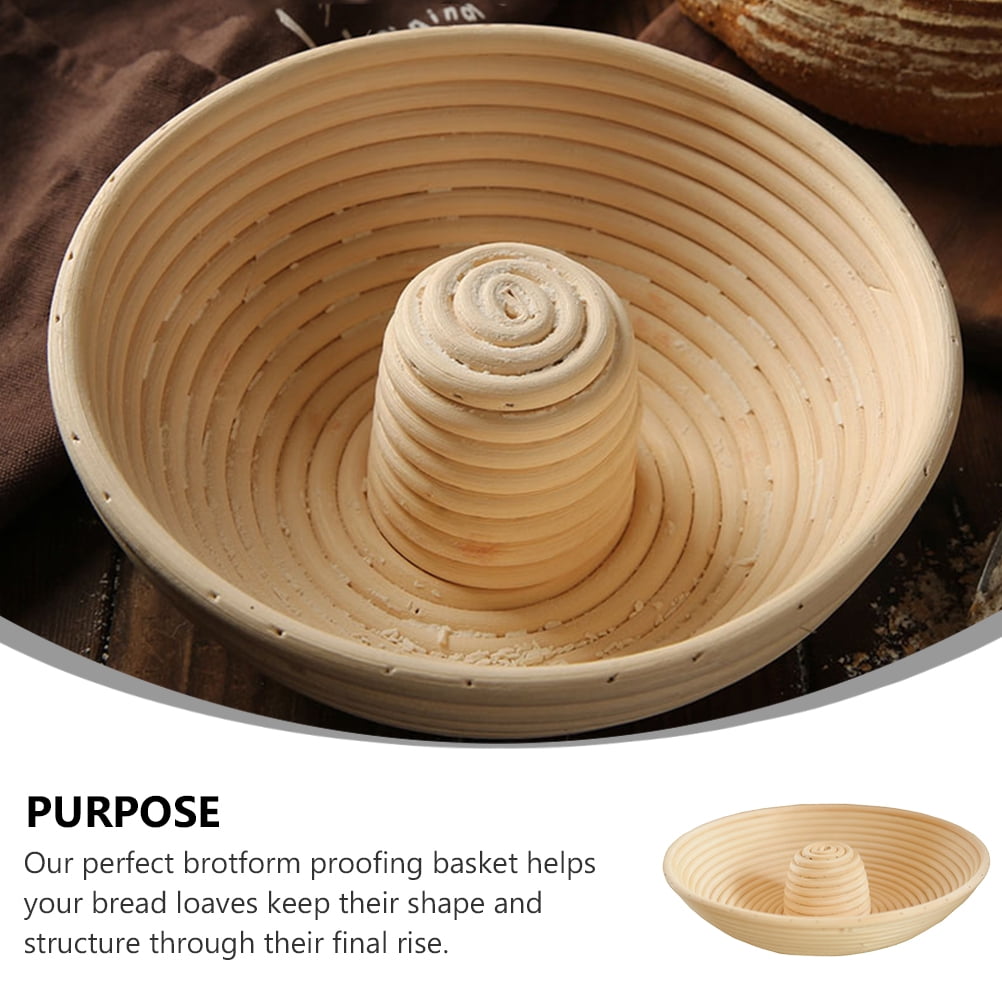 KAKOWELY Proofing Basket Rattan 1Pack 8.65X8.65X3.14in - Walmart.com