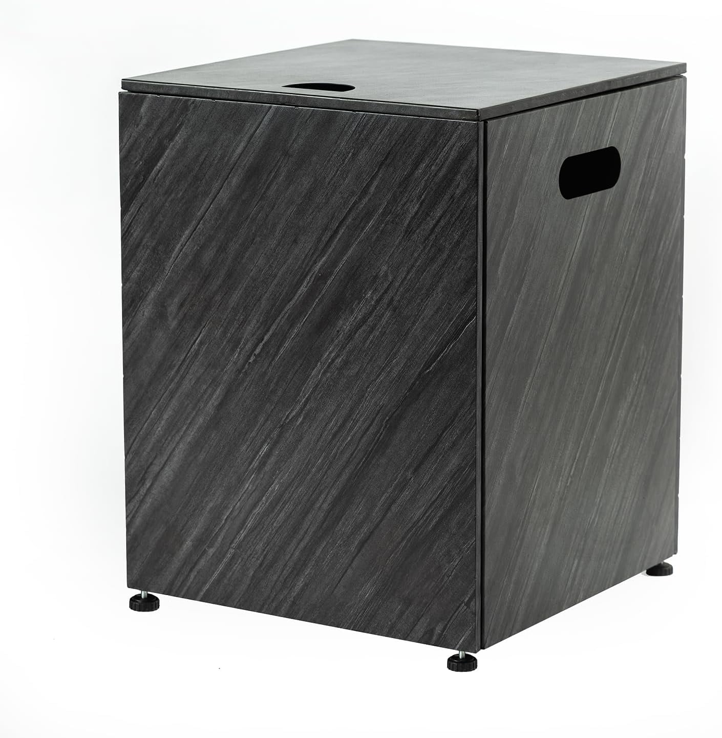 propane tank cover table, 20 lb hideaway with side handles, 16 inch ...