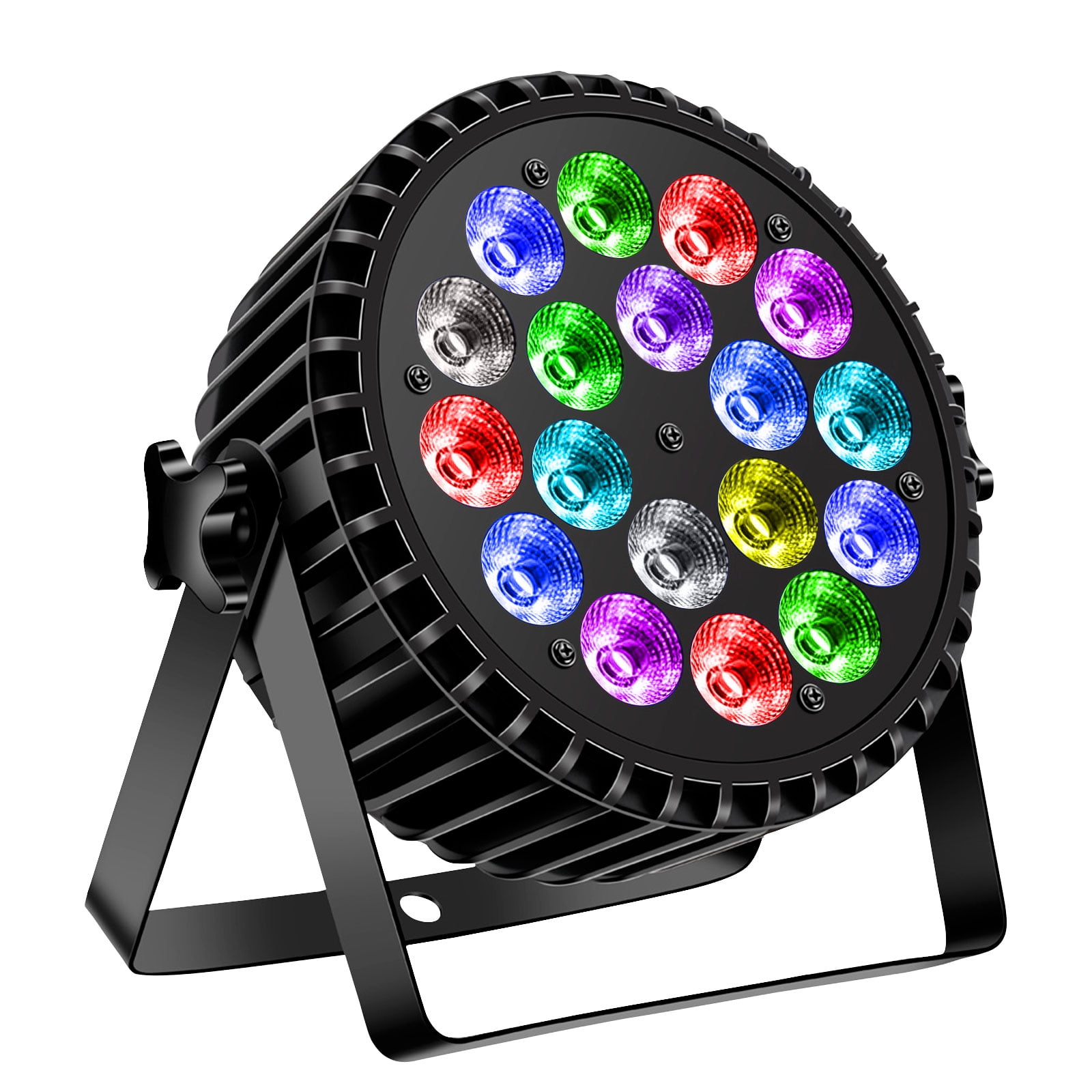 propulsion Life 18PCS RGBW 4-in-1 LED 8W Stage Light,Par Light Sound ...