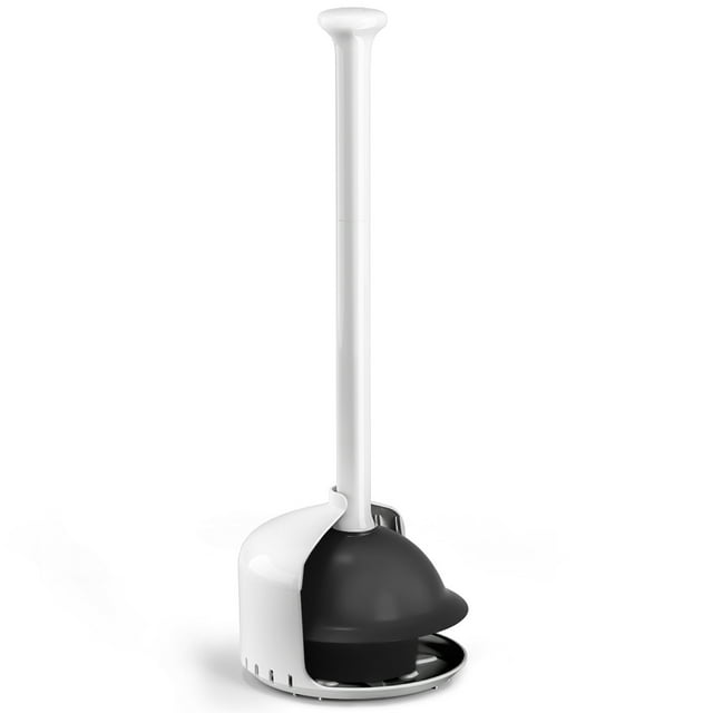 propuri Toilet Plunger with Holder,Heavy Duty Plunger with Cover ...