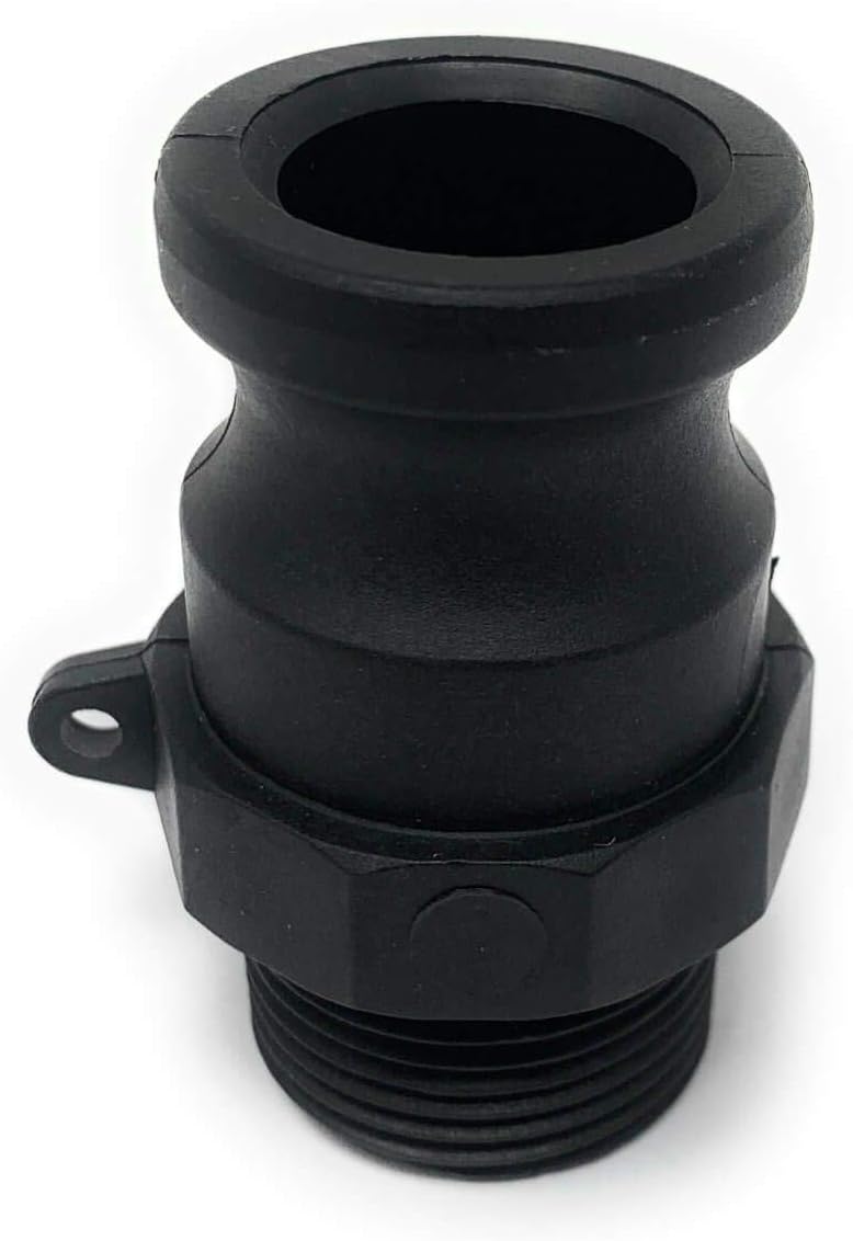 propylene Type F Cam and Fitting, 1-1/4" Male Camlock Adapter x 1-1/4 ...