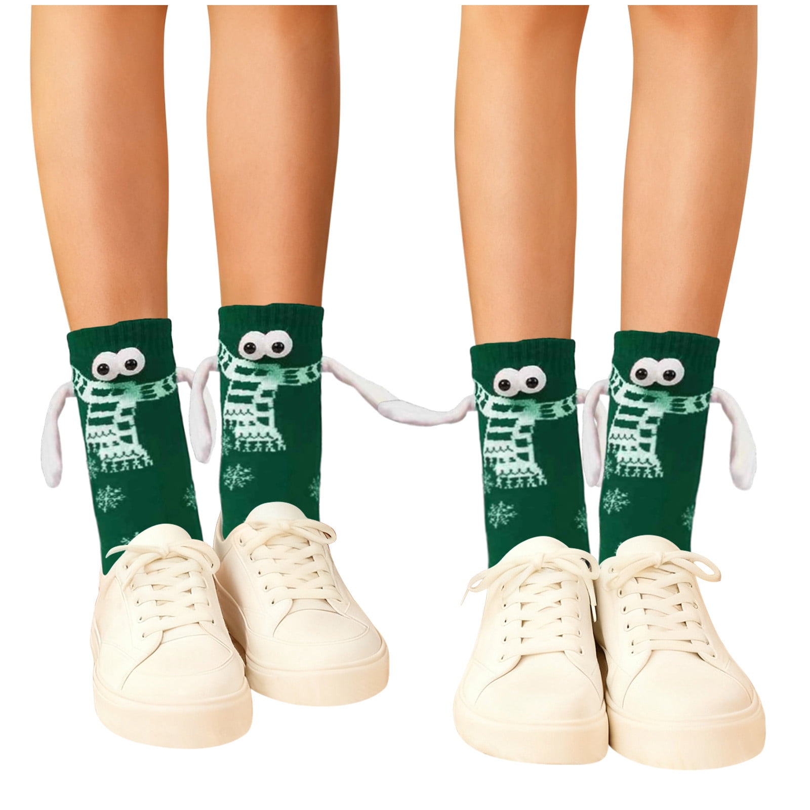 prucolt Magnetic Socks for Women and Men Funny Couple Matching Socks ...