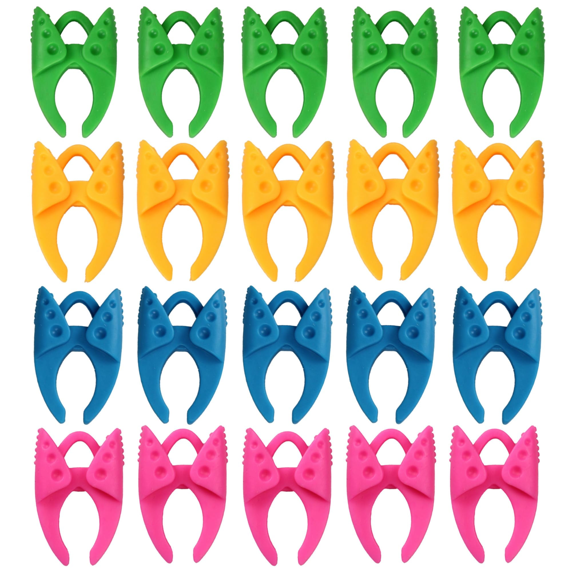 pson 20PCS Bobbin Holder Organizers, Rubber Bobbin Clamps Holders ...