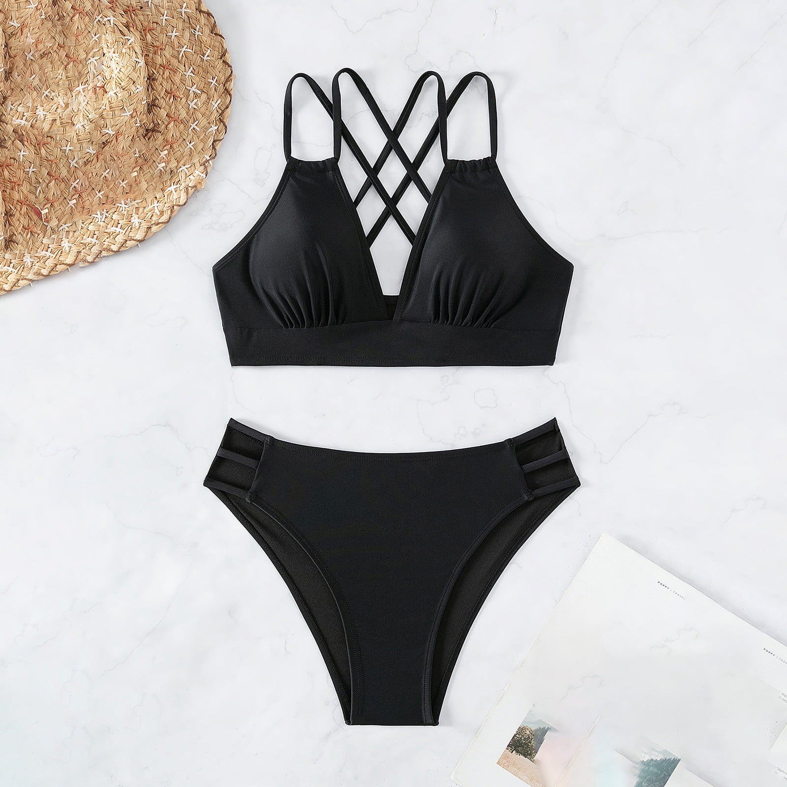 Pstuiky Bikini Sets For Women Women Two Piece Bikini Swimsuit Sexy