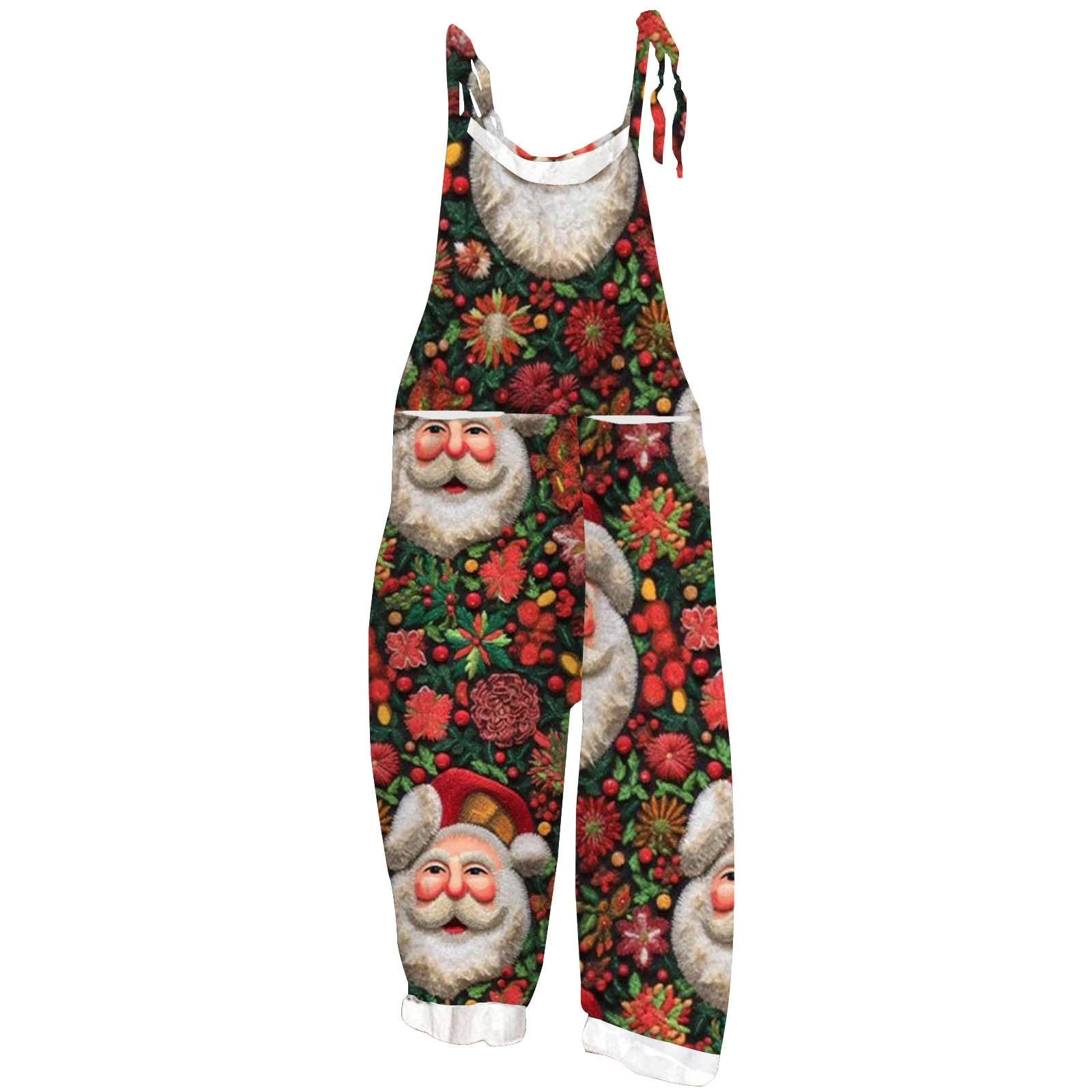 pstuiky Christmas Outfits for Women, Women Christmas Overalls Print ...